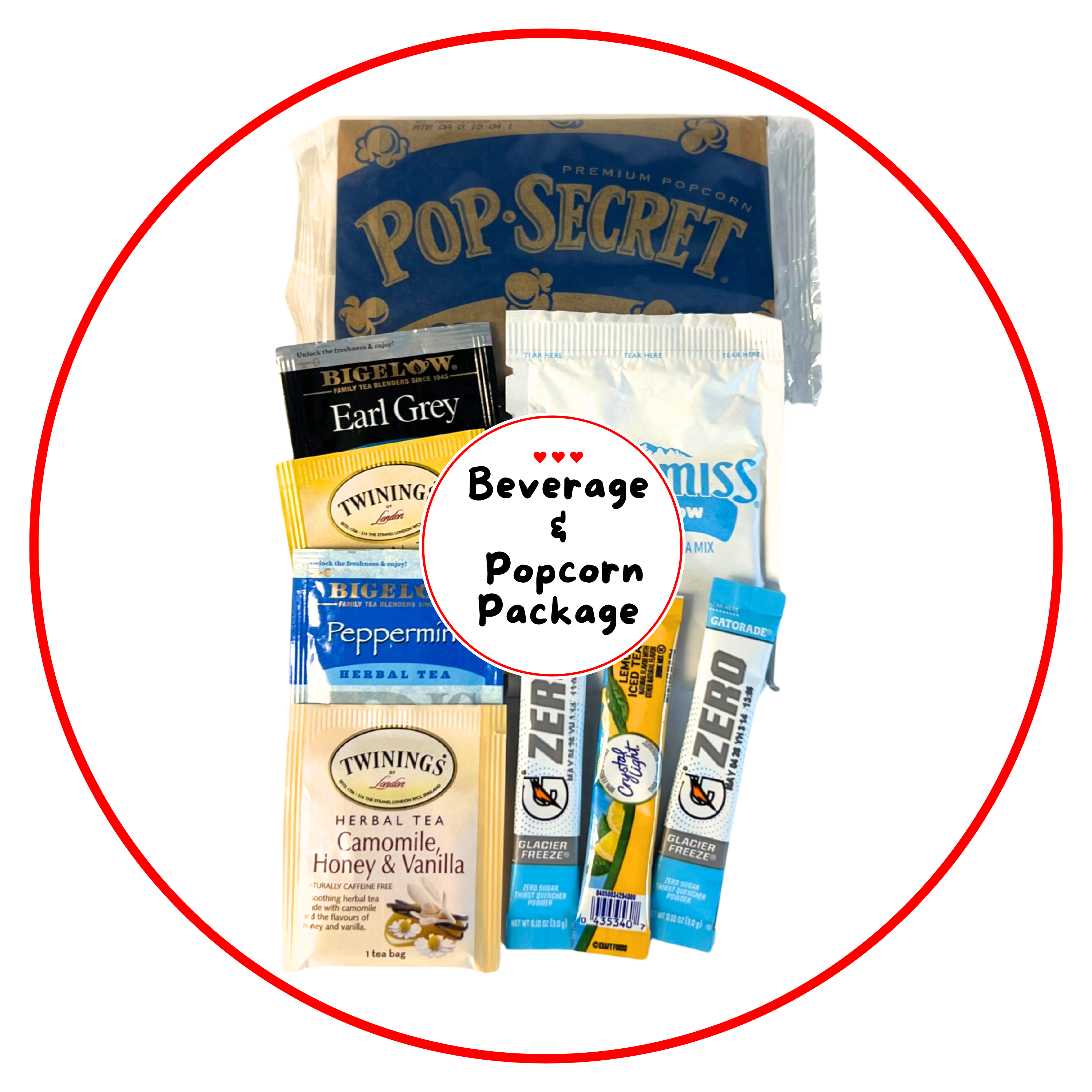Beverage & Popcorn Package – Yummalicious Chocolates